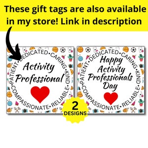 Activity Professionals Day Printable Banner, Activity Professionals ...