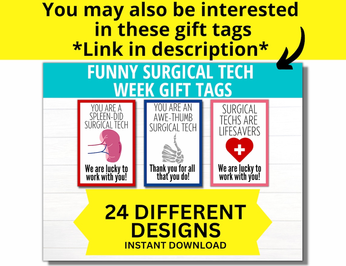 Surgical Scrub Tech Game Bundle, Surgical Technologist Week, Surgical ...