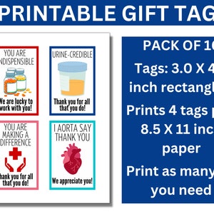 Funny Medical Appreciation Cards, 16 Pack Medical Pun Cards, Doctor ...