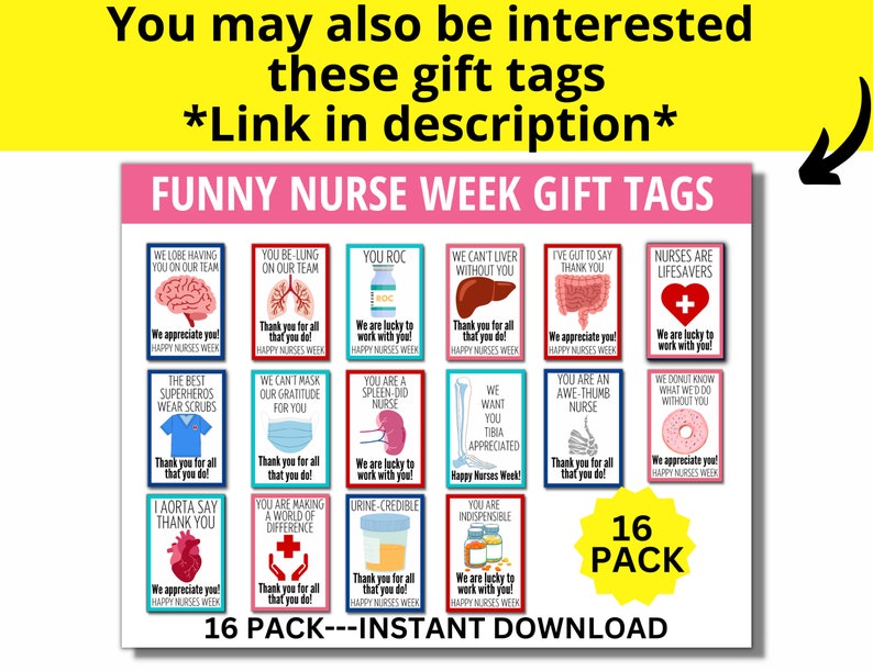 Nurses Week Printable Poster, Happy Nurses Week Sign, Nurse ...