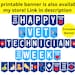 Veterinary Technician Printable Banner, Happy Vet Tech Sign, Veterinary ...