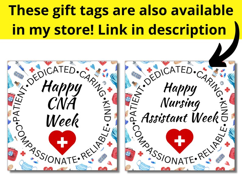 Certified Nursing Assistant Week Printable Poster, CNA Week Sign, CNA ...