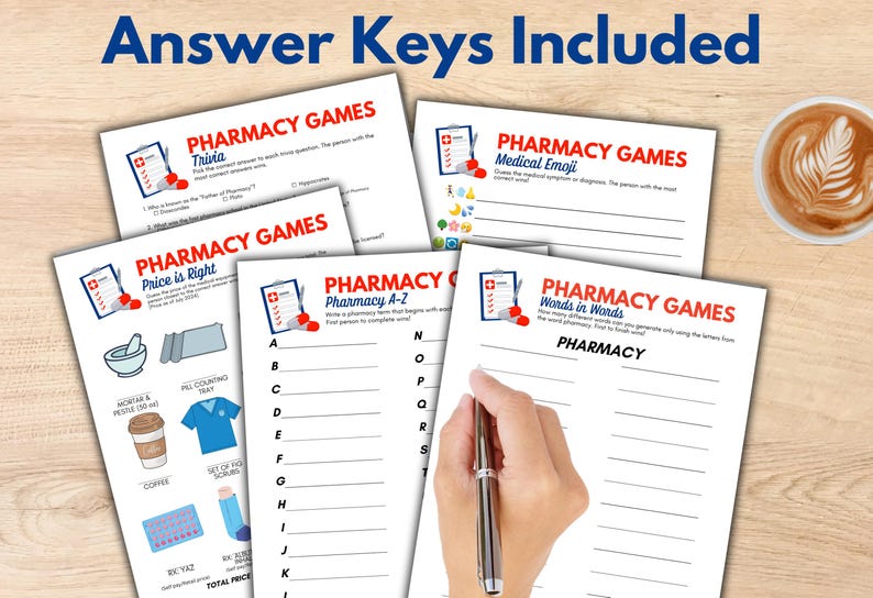 Pharmacy Game Bundle, Medical Games, Pharmacist Games, Pharmacy ...