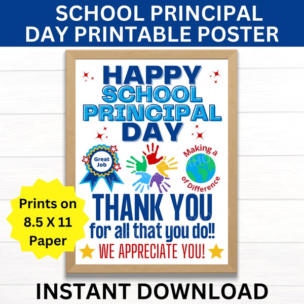 Principal Appreciation Posters - Etsy