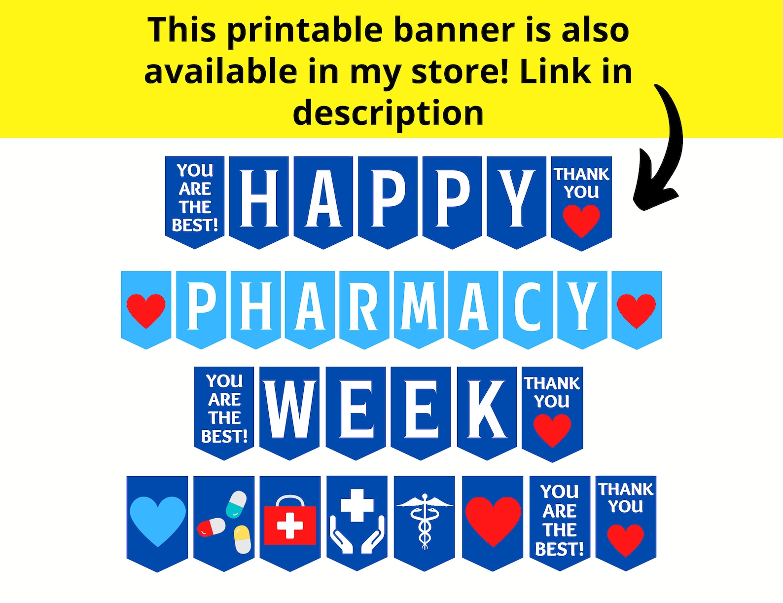 Pharmacy Week Printable Poster, Happy Pharmacy Week Sign, Pharmacist ...