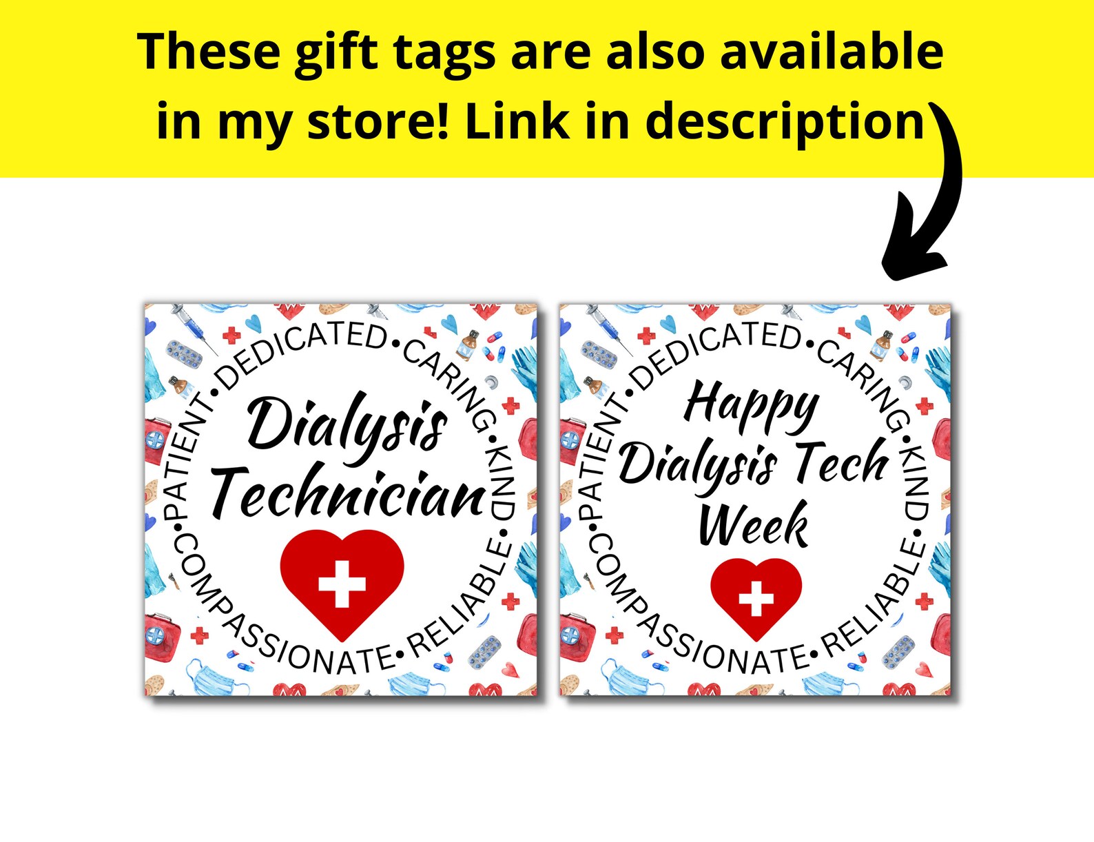 Dialysis Tech Week Printable Banner, Dialysis Technician Week Sign ...