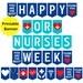 Emergency Nurses Week Printable Banner, ED Nurse Week Sign, Emergency ...
