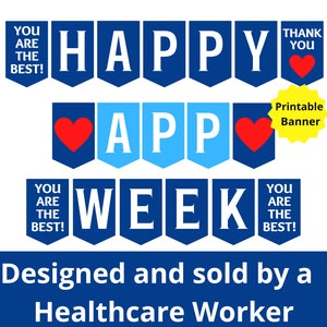 Advanced Practice Provider Week Printable Sign, Happy APP Week Banner ...