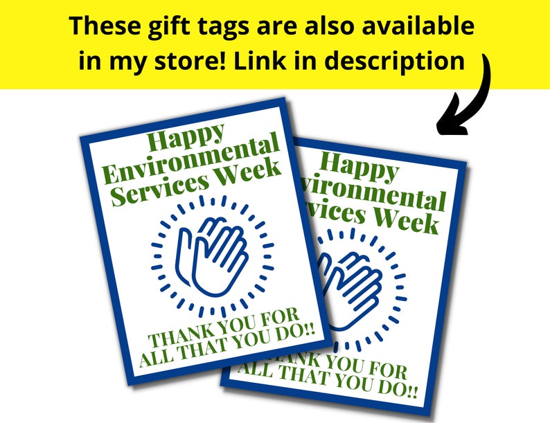 Happy Environmental Services Week Printable Poster, Environmental ...