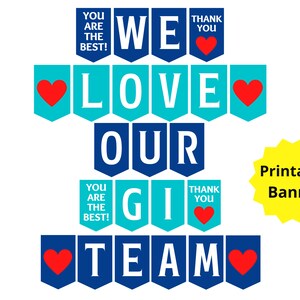 Happy GI Week Printable Banner, Gastroenterology Week, GI Nurse Gift ...