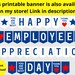 Employee Appreciation Day Printable Bundle, Happy Employee Appreciation ...