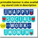 Social Worker Printable Gift Tag Happy Social Work Week - Etsy