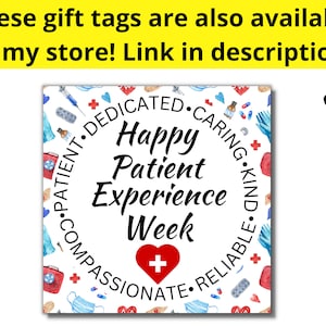 Patient Experience Week Printable Poster, PX Experience, Healthcare ...