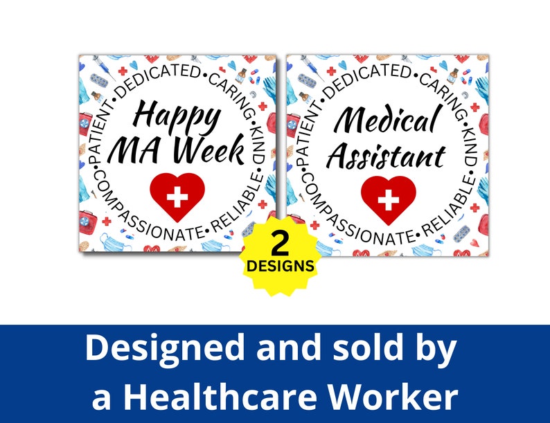 Medical Assistant Week Printable Banner, Happy MA Week, Medical ...