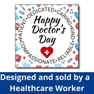 Doctors Day Printable Gift Tags, Happy Doctors Day Gift, Doctor ...