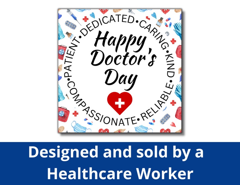 Doctors Day Printable Gift Tags Happy Doctors Day Gift - Etsy