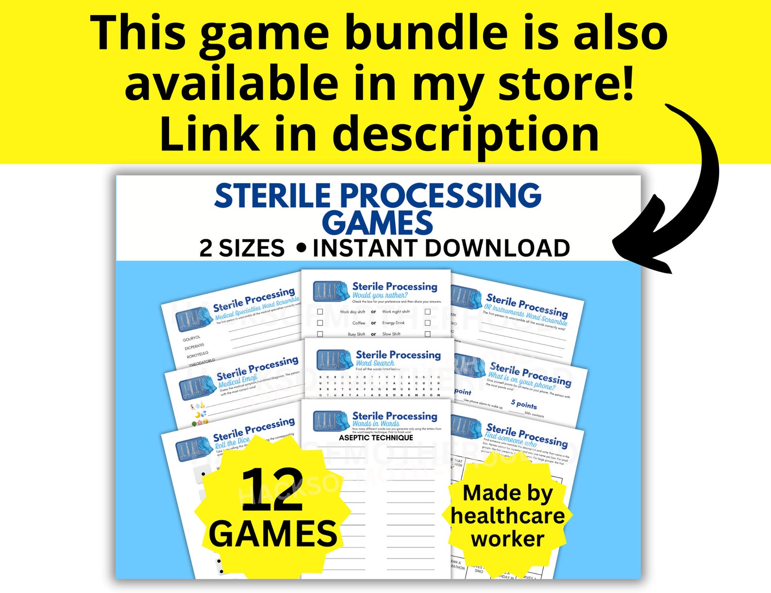 Sterile Processing Week Printable Sign, SPD Week, Central Service Week ...
