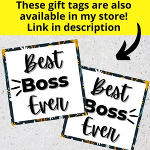 Boss's Day Printable Banner, Happy Boss's Day Sign, National Boss's Day ...