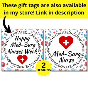 Medical Surgical Nurses Week Printable Poster, Med-surg Nurses Week ...