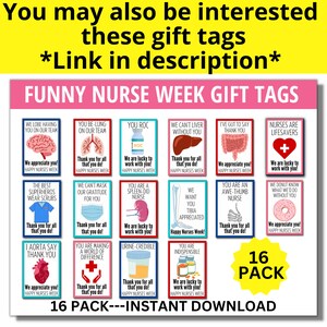 Nurses Week Printable Banner, Happy Nurses Week Sign, Nurse ...