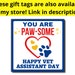 Veterinary Assistant Printable Banner, Happy Vet Assistant Sign ...