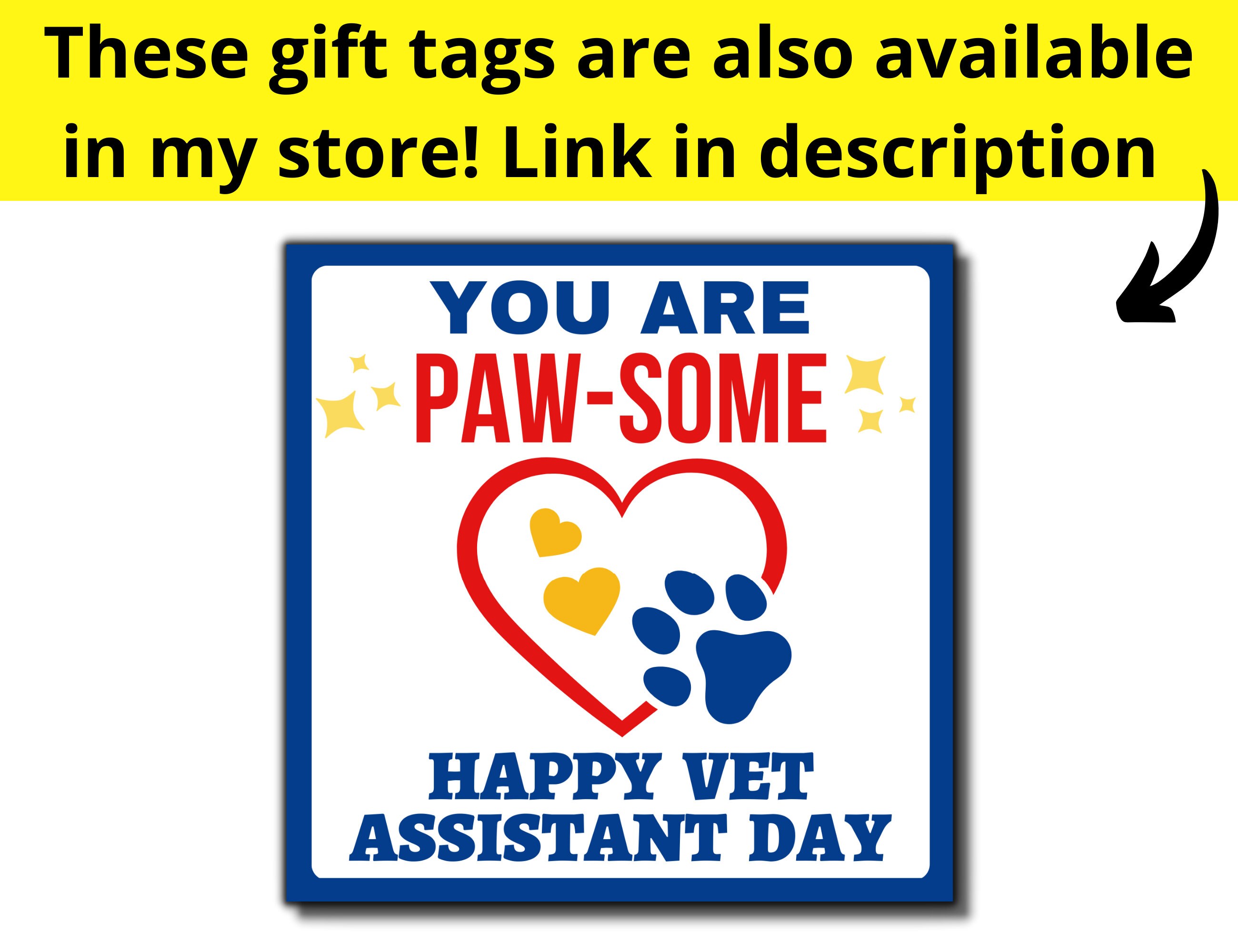 Veterinary Assistant Printable Banner, Happy Vet Assistant Sign ...