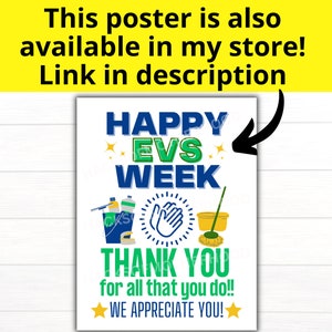 Happy Environmental Services Week Printable Poster, Environmental ...