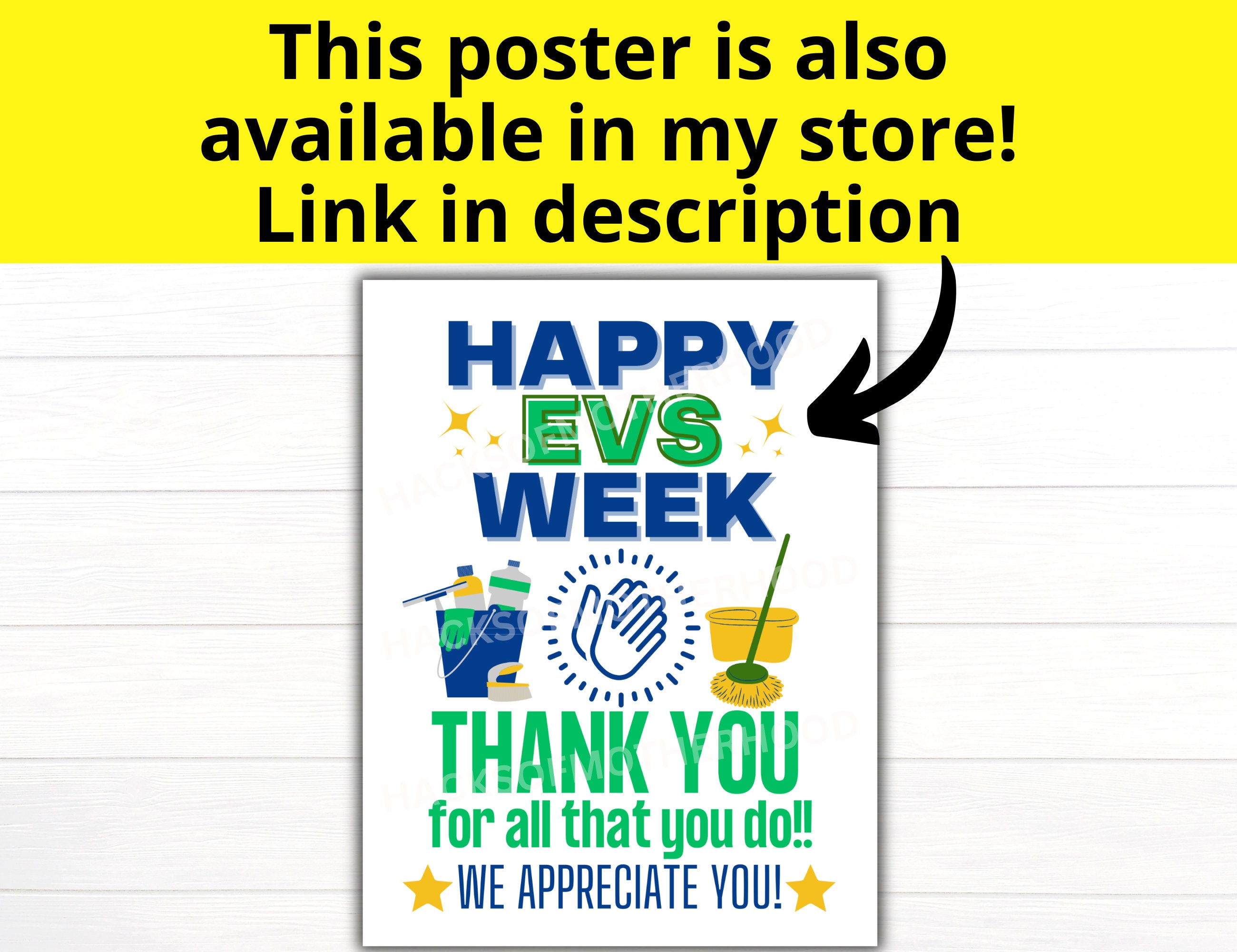 Happy Environmental Services Week Printable Poster, Environmental ...