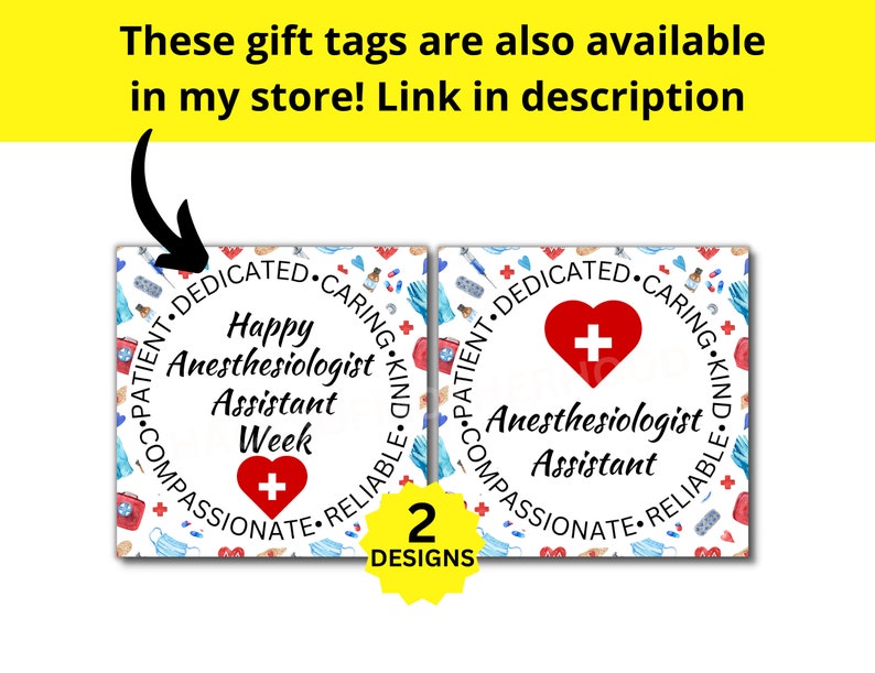 Anesthesiologist Assistant Week Printable Bundle, Happy CAA Week ...
