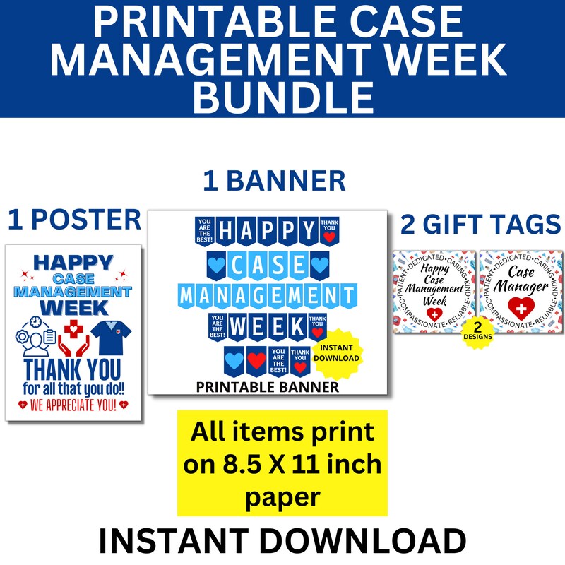 Happy Case Management Week Banner - Etsy