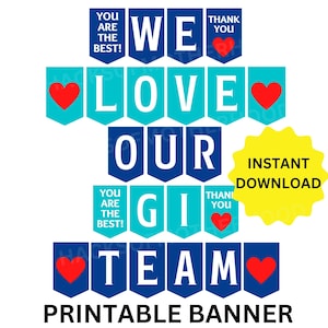 Happy GI Week Printable Banner, Gastroenterology Week, GI Nurse Gift ...