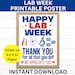 Lab Week Printable Poster, Medical Laboratory Professionals Week Poster ...