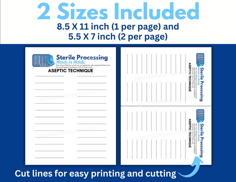 Sterile Processing Week Printable Bundle, SPD Week, Central Service ...