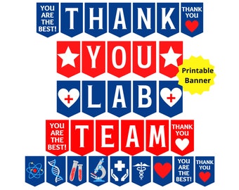 Happy Lab Week Printable Sign, Handdrawn Medical Laboratory ...