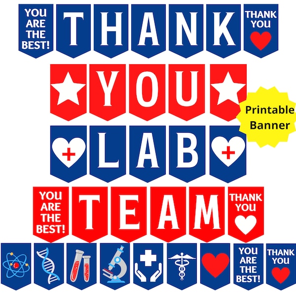 Happy Lab Week Banner - Etsy