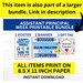Assistant Principal Week Printable Poster, Assistant Principal Week ...