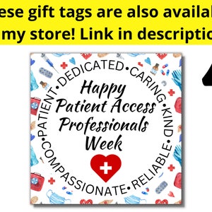 Patient Access Week Printable Banner, Patient Access Professionals Week ...