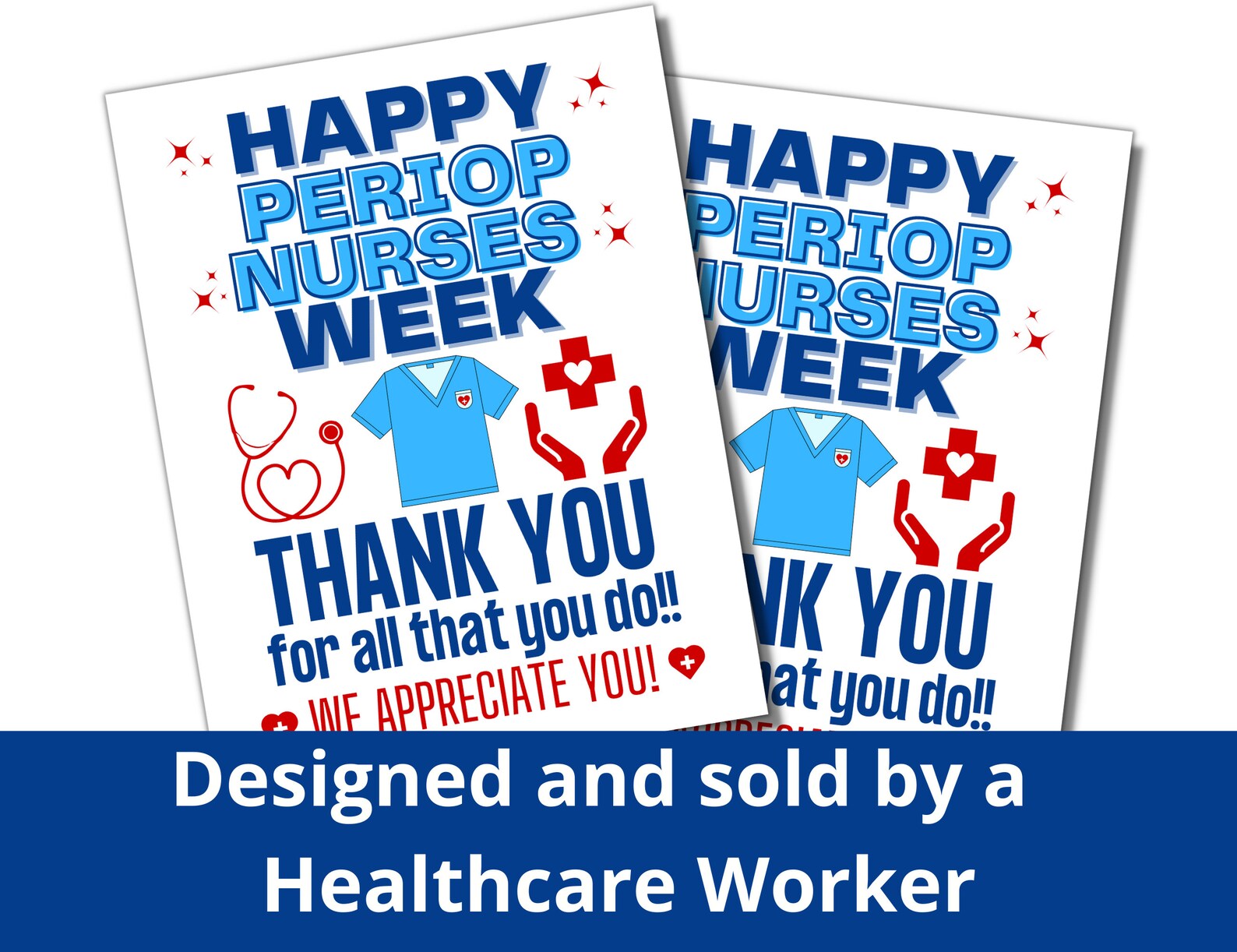 Perioperative Nurses Week Printable Poster, Periop Nurse Week Sign ...