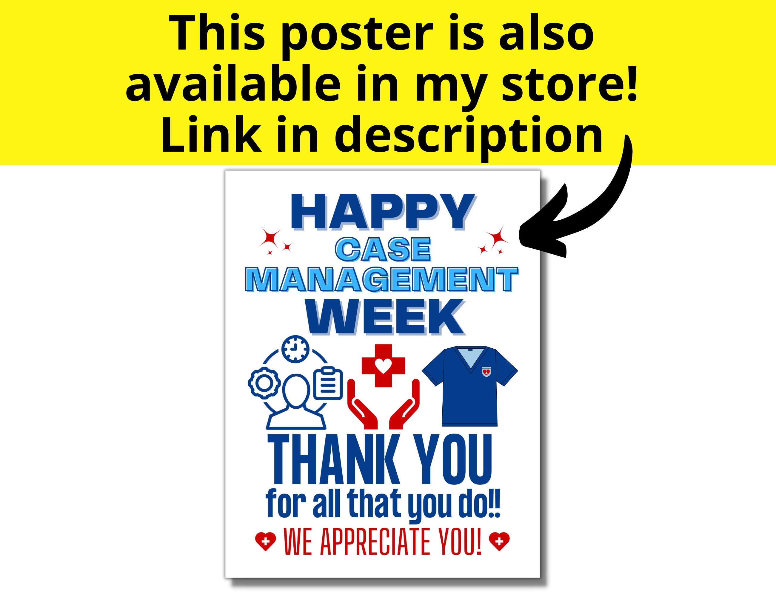 Case Management Week Printable Gift Tags, Happy Case Manager Week Gift ...