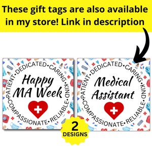 Medical Assistant Week Printable Poster, Happy MA Week Sign, Medical ...