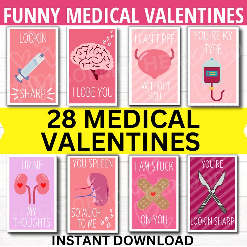 Medical Valentines - Etsy
