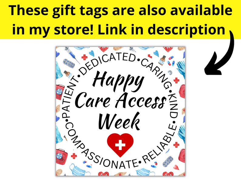 Care Access Week Printable Poster, Patient Access Professional Week ...