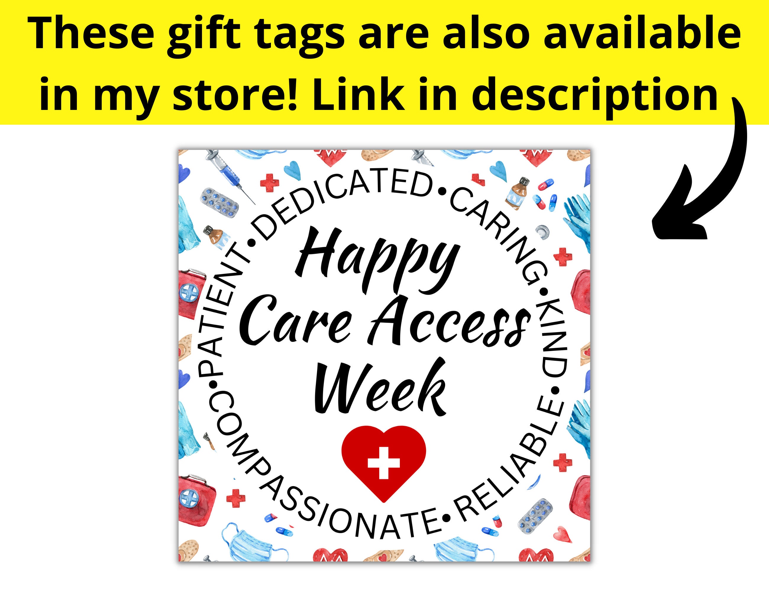Care Access Week Printable Poster, Patient Access Professional Week ...