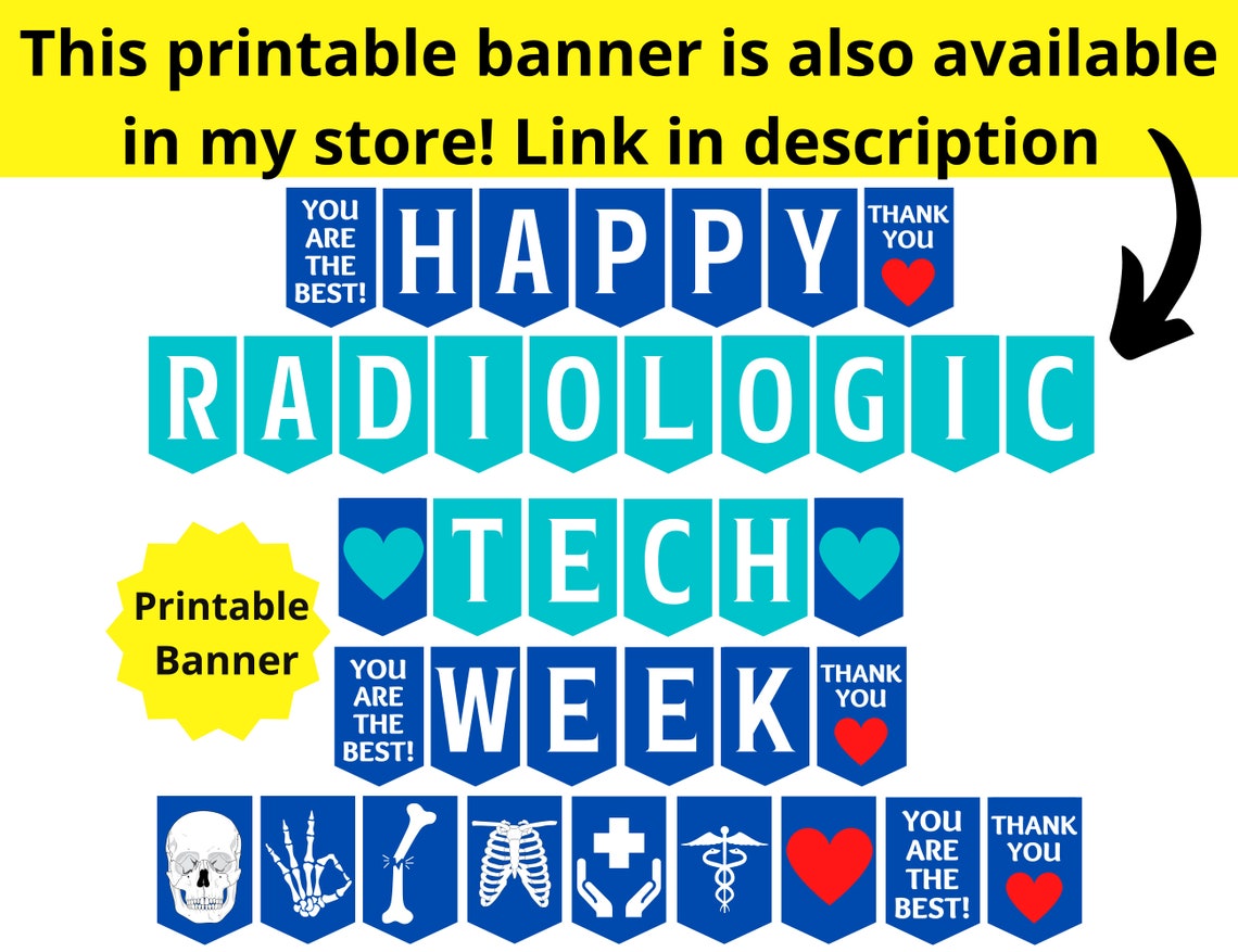 Diagnostic Imaging Week Printable Sign Diagnostic Imaging - Etsy