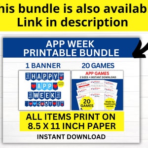 Advanced Practice Provider Week Printable Sign, Happy APP Week Banner, Physician Assistant ...