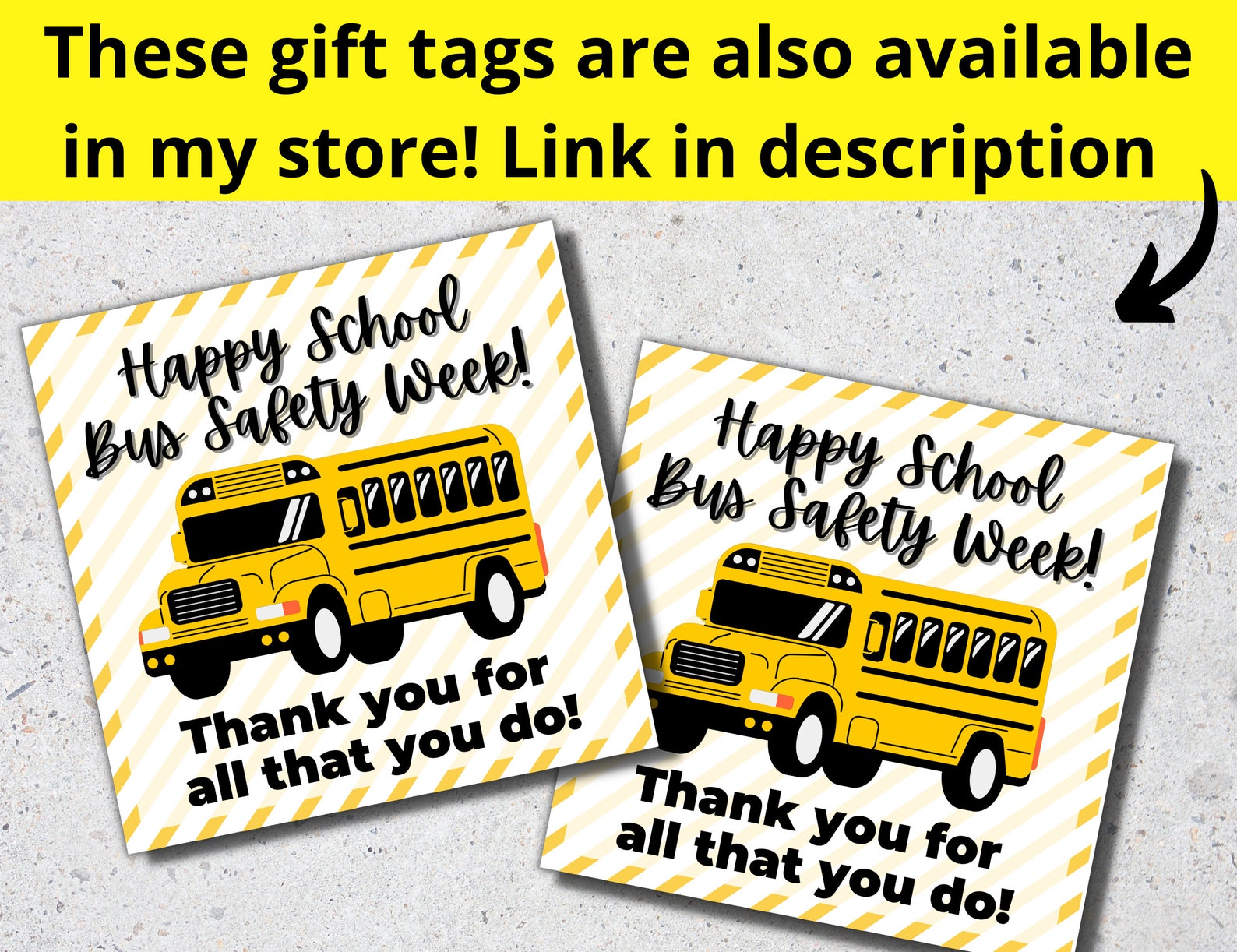 School Bus Driver Appreciation Printable Banner We Love Our - Etsy