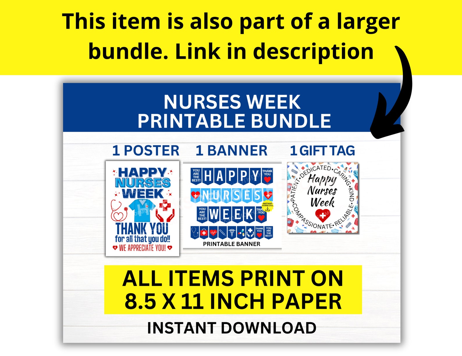 Nurses Week Printable Gift Tags, Happy Nurses Week, Nurses Day, Nurses ...
