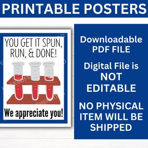 Funny Lab Week Printable Poster Bundle, Medical Laboratory ...
