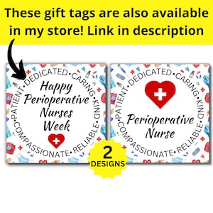 Perioperative Nurses Week Printable Bundle, Periop Nurse Week Bundle ...
