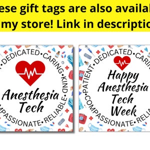 Anesthesia Tech Week Printable Banner, Anesthesia Technician Week Sign ...